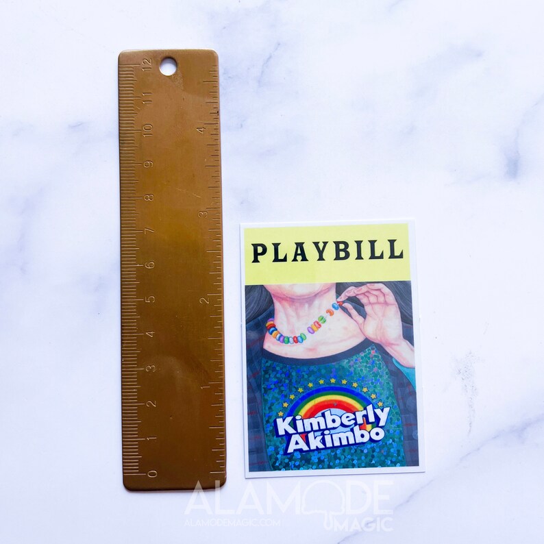 Kimberly Akimbo Glitter Playbill Sticker 2x3 - Etsy