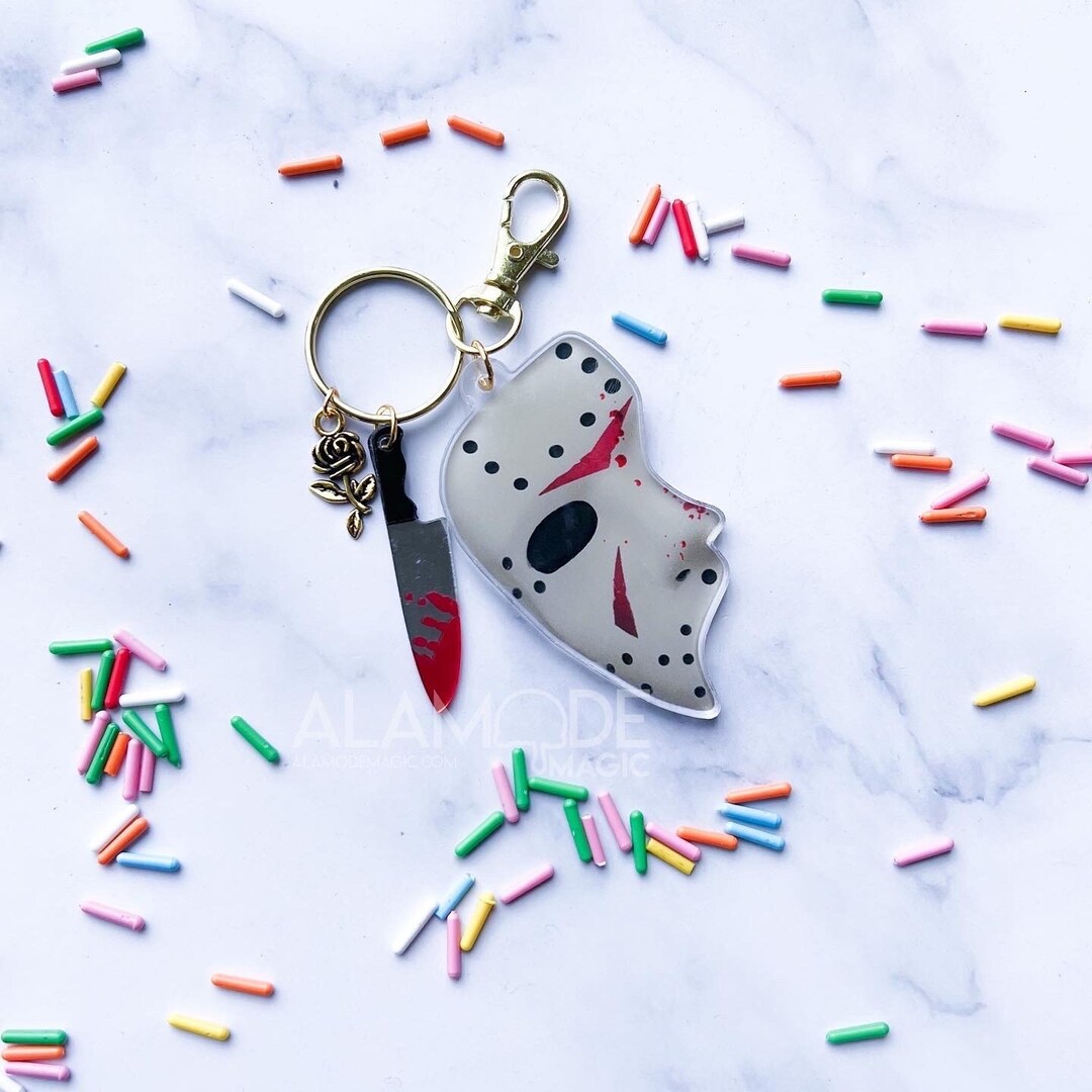 Phantom of the Opera Jason Voorhees Friday the 13th Acrylic Keychain ...