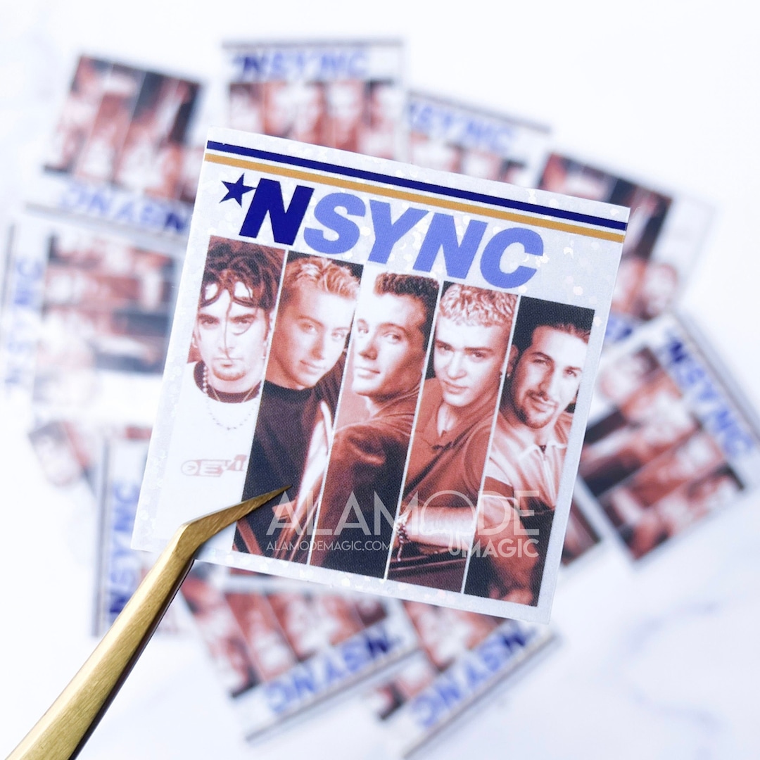 NSYNC Album Glitter Sticker Waterproof Vinyl 2 X 2 90's Boyband NSYNC Reunion Stickers - Etsy