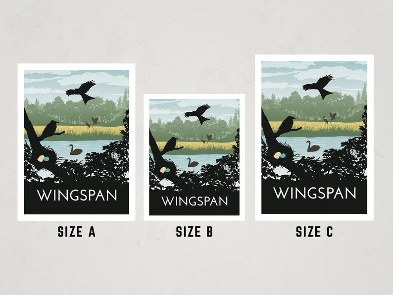 Wingspan, Board Game Poster, Minimalist Wall Art, Instant Download - Etsy