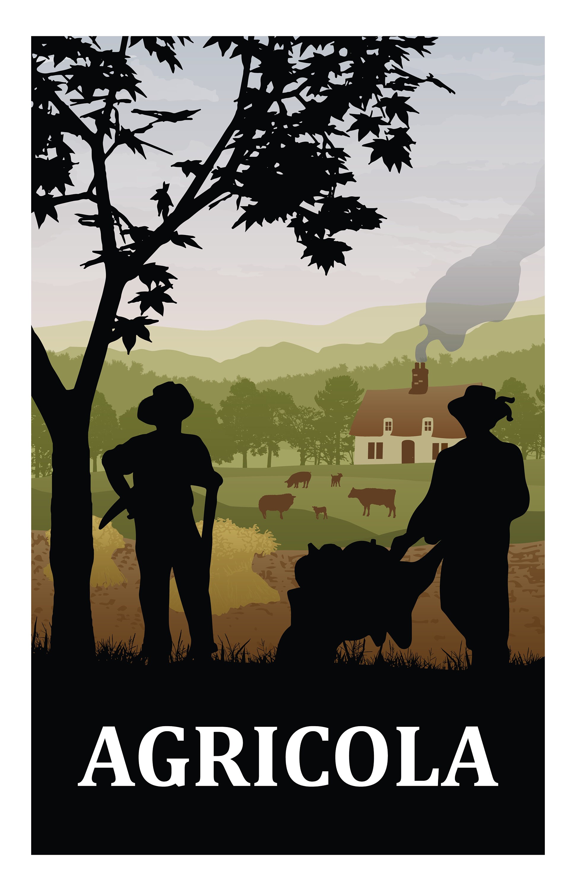 Agricola, Board Game Poster Print, Minimalist Wall Art - Etsy