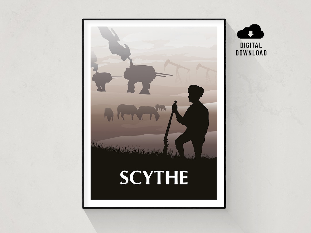 Scythe, Board Game Poster, Minimalist Wall Art, Instant Download - Etsy