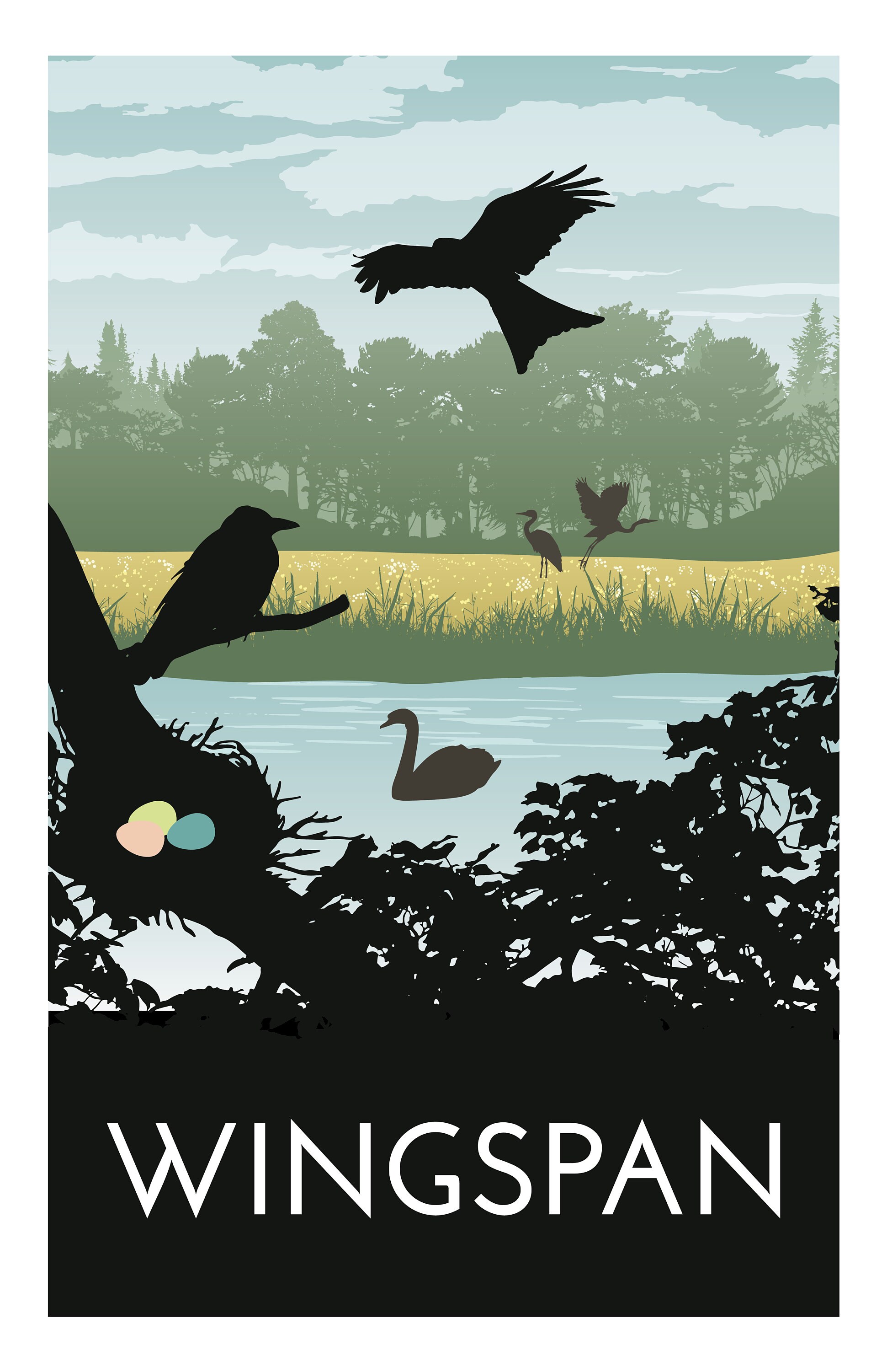 Wingspan, Board Game Poster Print, Minimalist Wall Art - Etsy