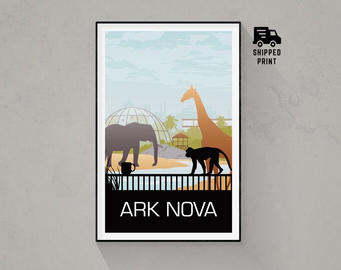 Ark Nova, Board Game Poster Print, Minimalist Wall Art - Etsy