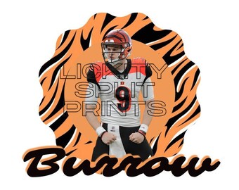 Joe Burrow Png | Etsy
