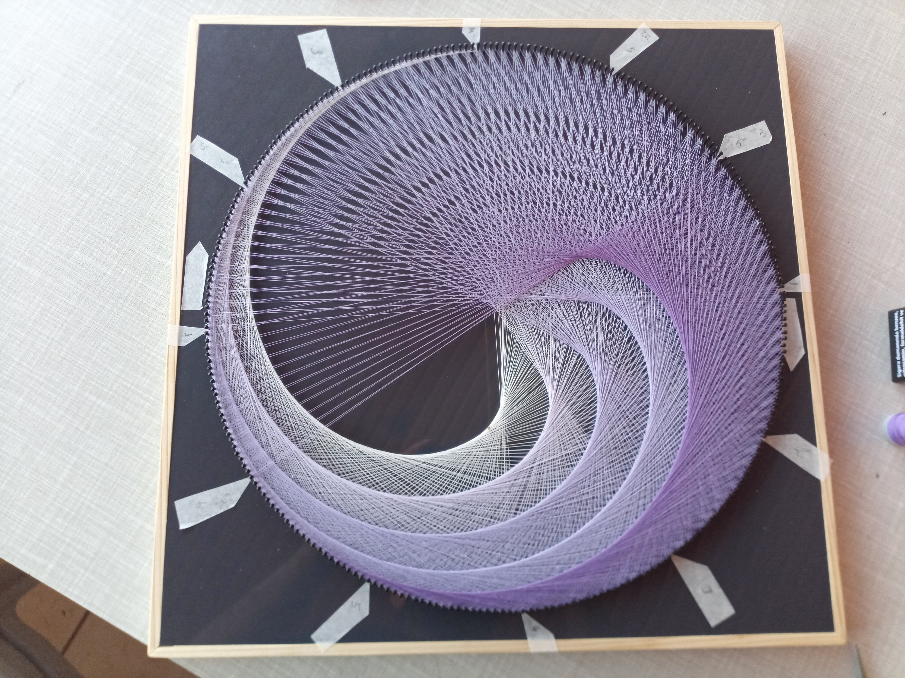 Inner Balance, Zen Art, String Art, Spiritual Totem, Wall Art, Abstract ...