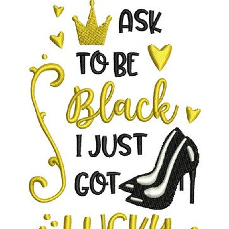 Black Girl Embroidery - Etsy