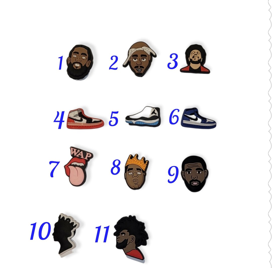 Hip Hop Jibbitz Charms - Etsy