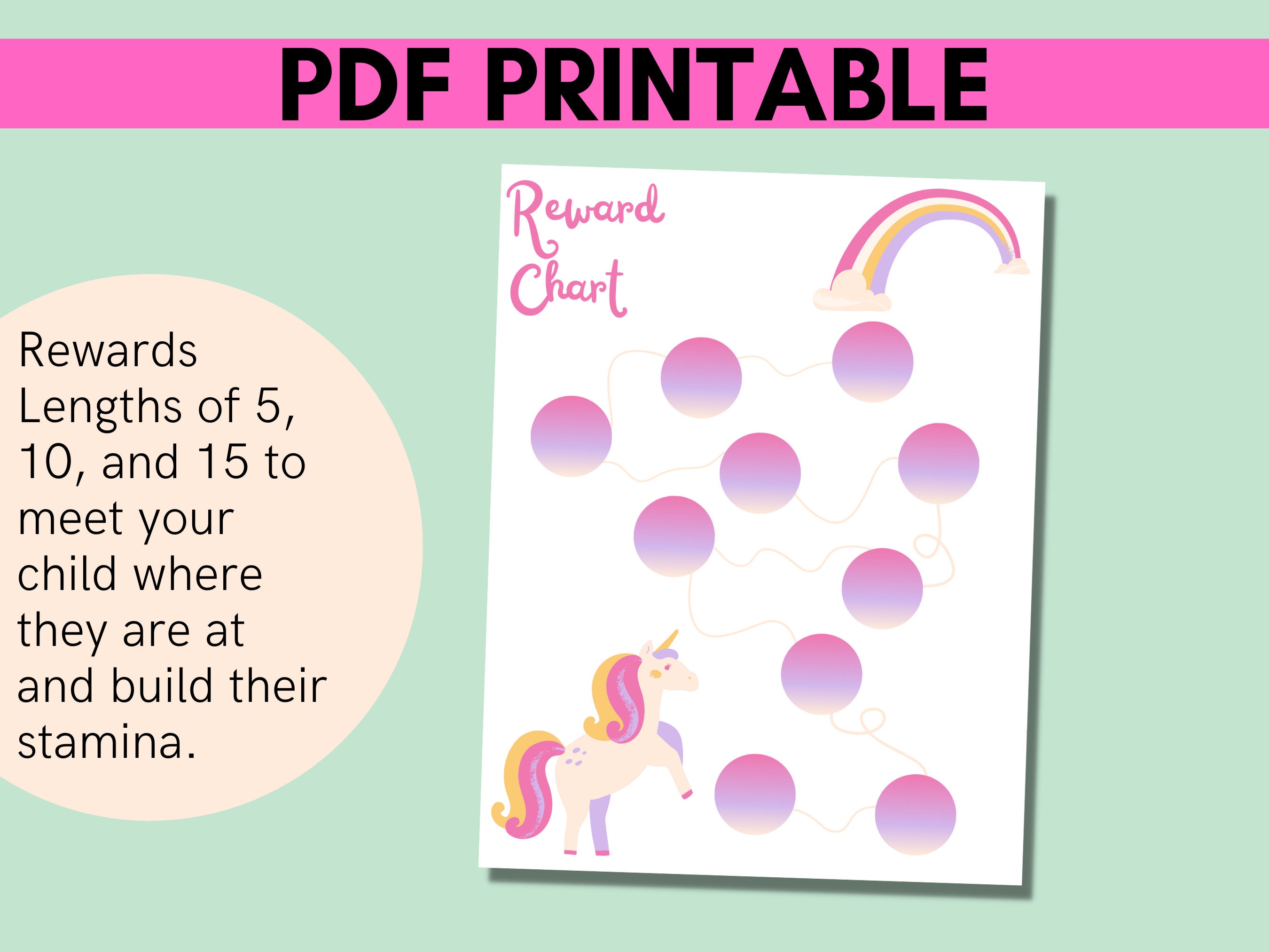 Toddler Reward Chart Potty Training Chart Sticker Chart Printable ...