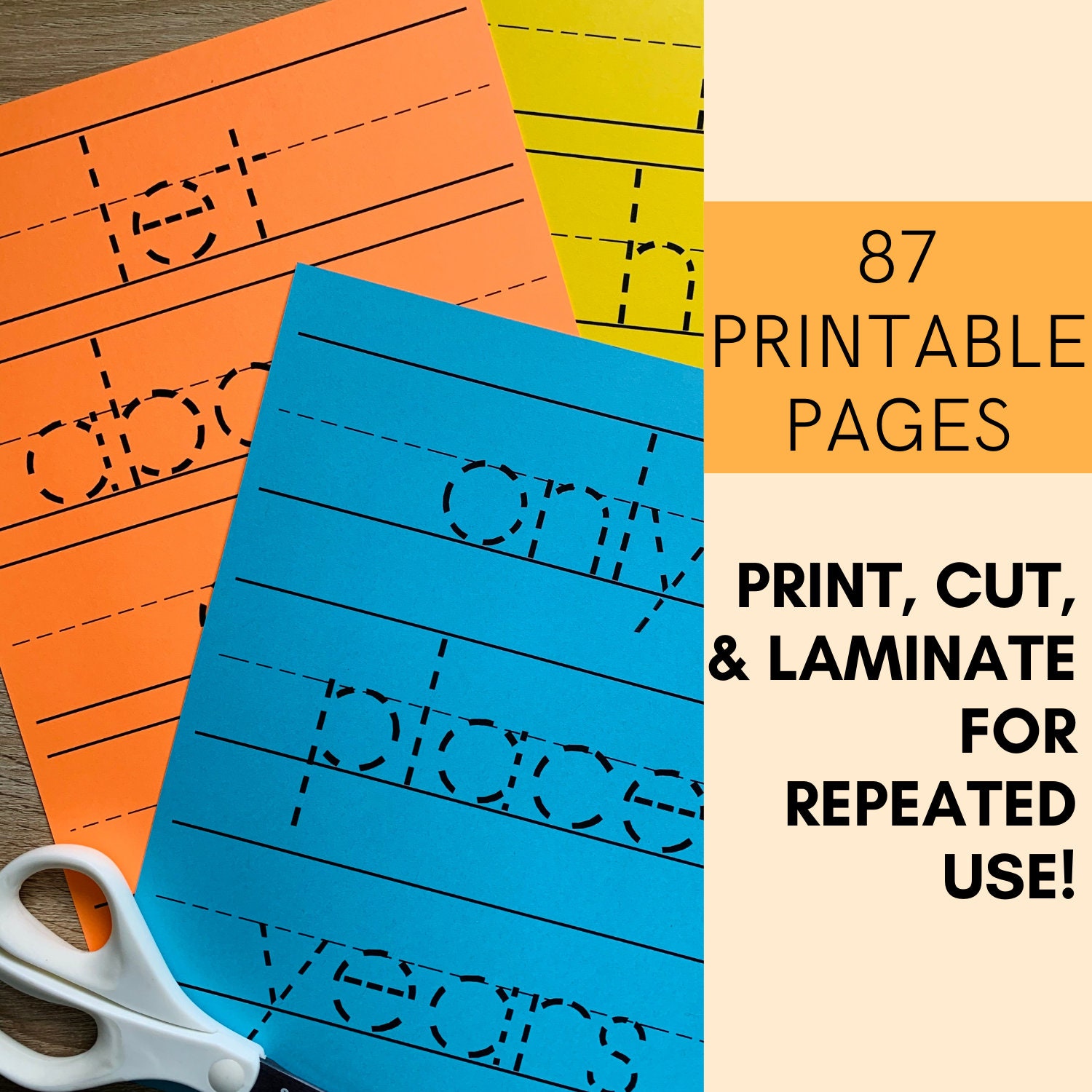 Handwriting Practice for Kids Sight Words Flash Cards Handwriting ...