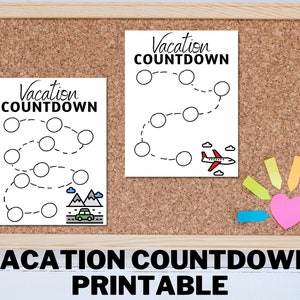 Vacation Countdown for Kids | Printable Calendar | Countdown to ...