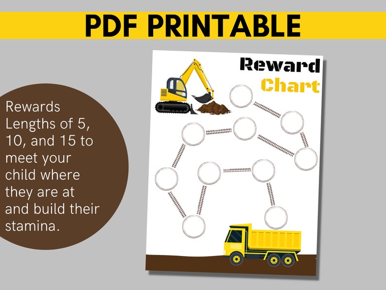 Toddler Reward Chart | Potty Training Chart | Sticker Chart Printable ...