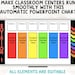 Editable Teacher Powerpoint Slides | Center Rotation Powerpoint Chart ...