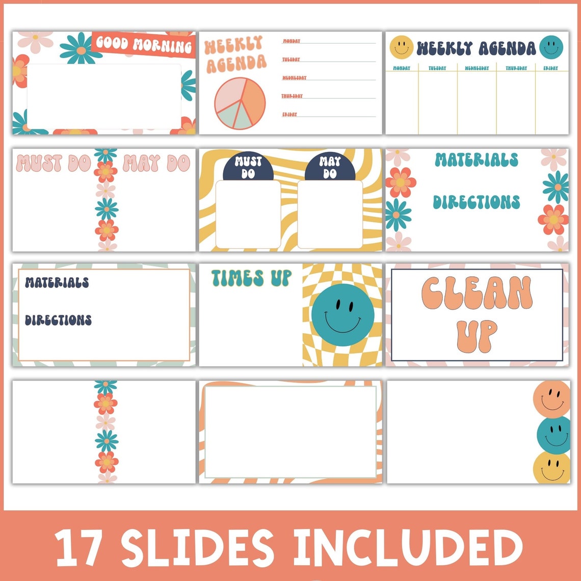 Editable Teacher Slides | Daily Powerpoint Templates With Timers ...