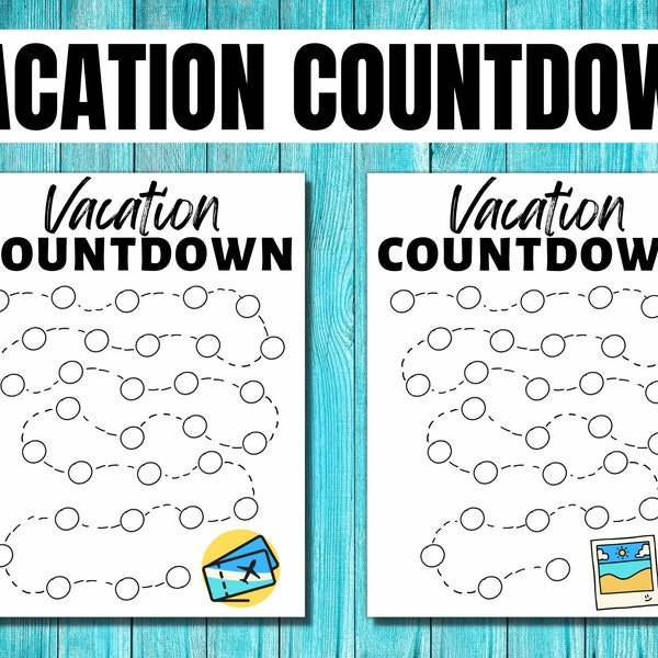 Vacation Countdown - Etsy