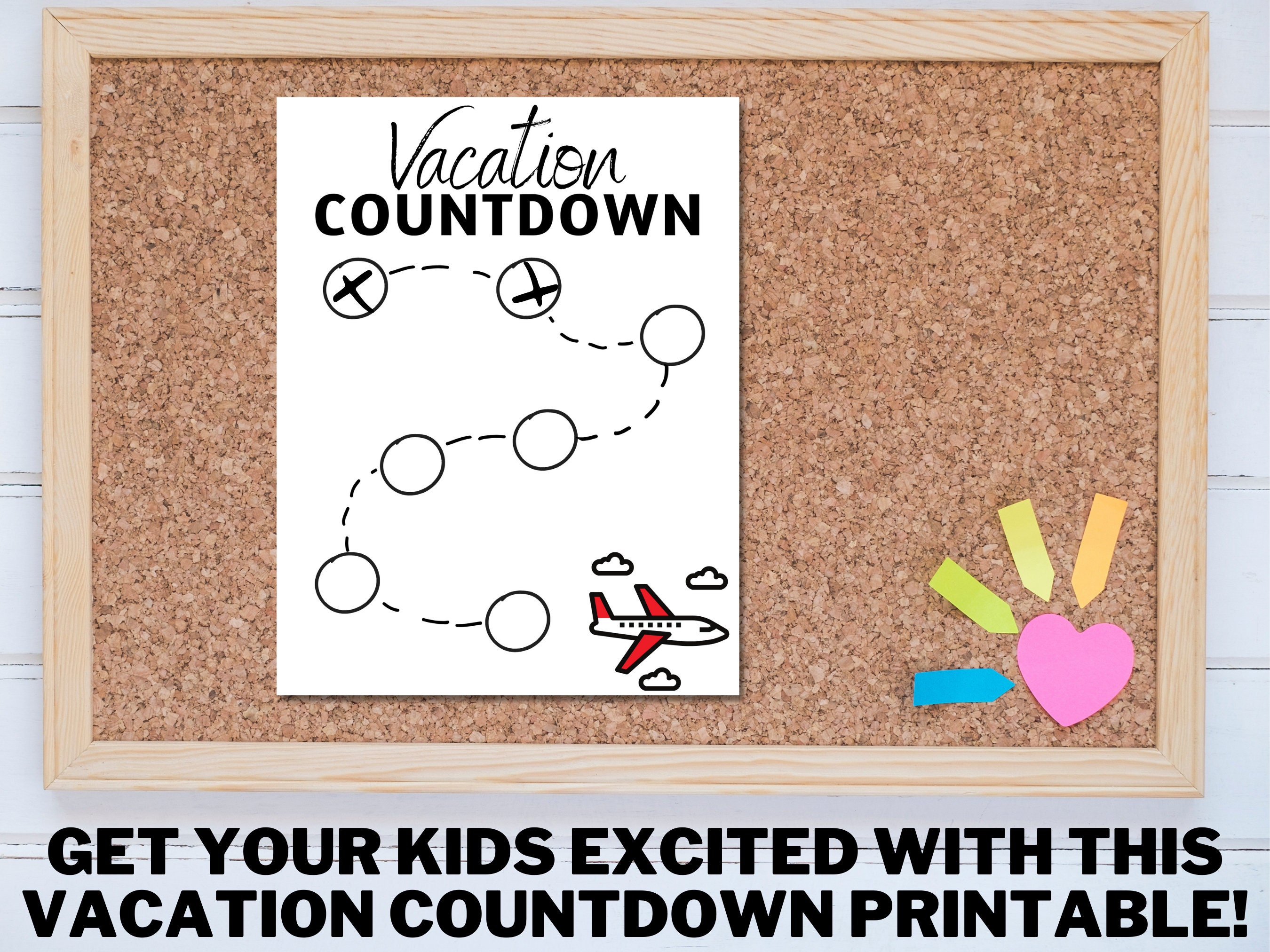 Vacation Countdown for Kids | Printable Calendar | Countdown to ...