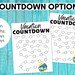 Vacation Countdown Calendar for Kids | Printable Calendar | Countdown ...