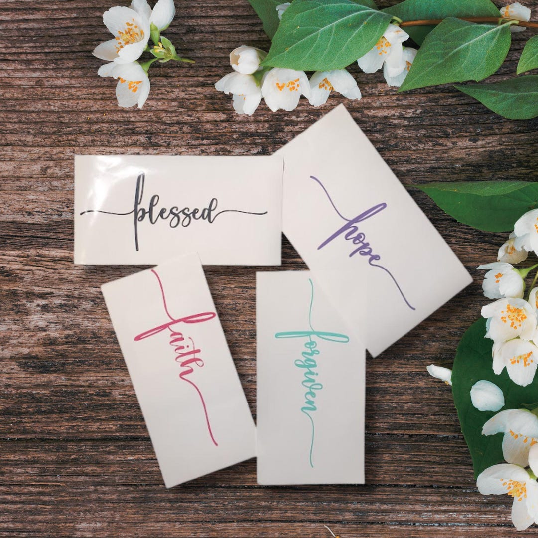 Faith Decal, Hope Decal, Blessed Decal, Car Decal, Gift for Her, Window ...