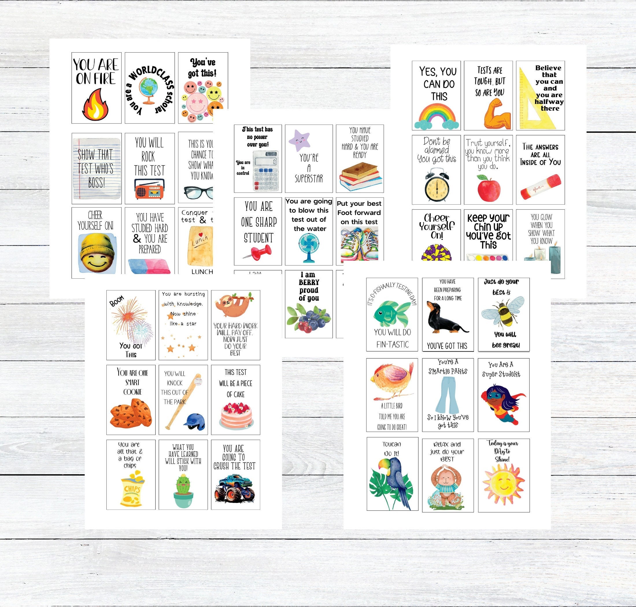 Test Taking Encouragement Notes, Test Encouragement Notes, Teacher ...