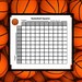 March Basketball Printable Party Game, Basketball Pool, NBA, Basketball ...