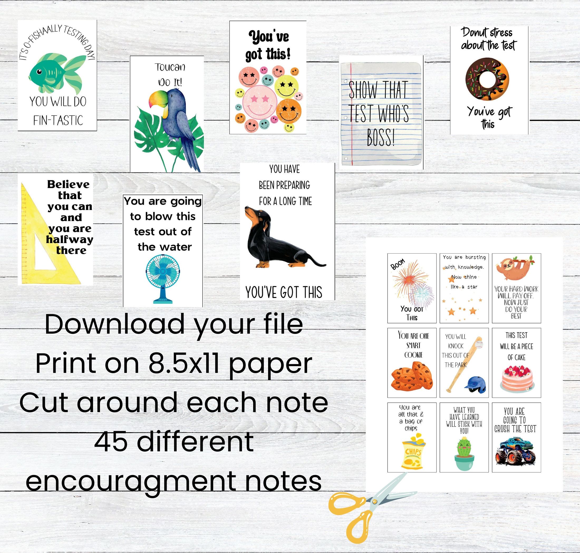 Test Taking Encouragement Notes, Test Encouragement Notes, Teacher ...