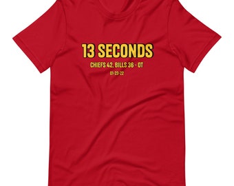13 Seconds Chiefs | Etsy