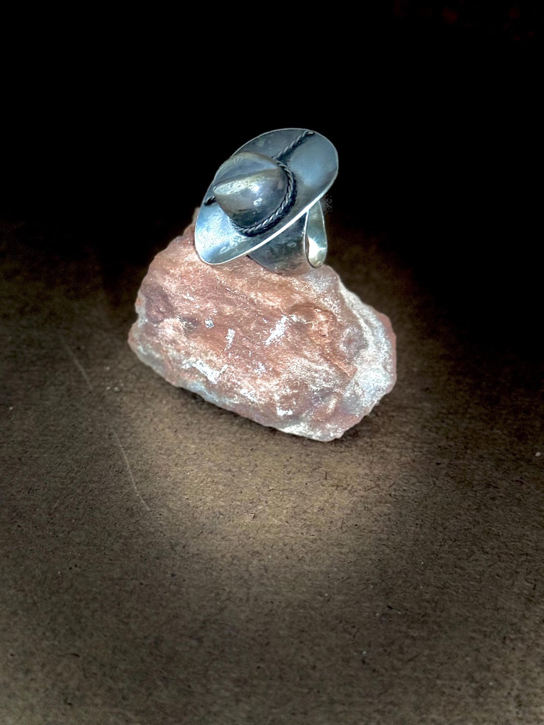 Vintage Silver Cowboy Hat Ring - Etsy