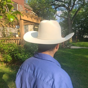 White Stetson Cowboy Hat - Etsy