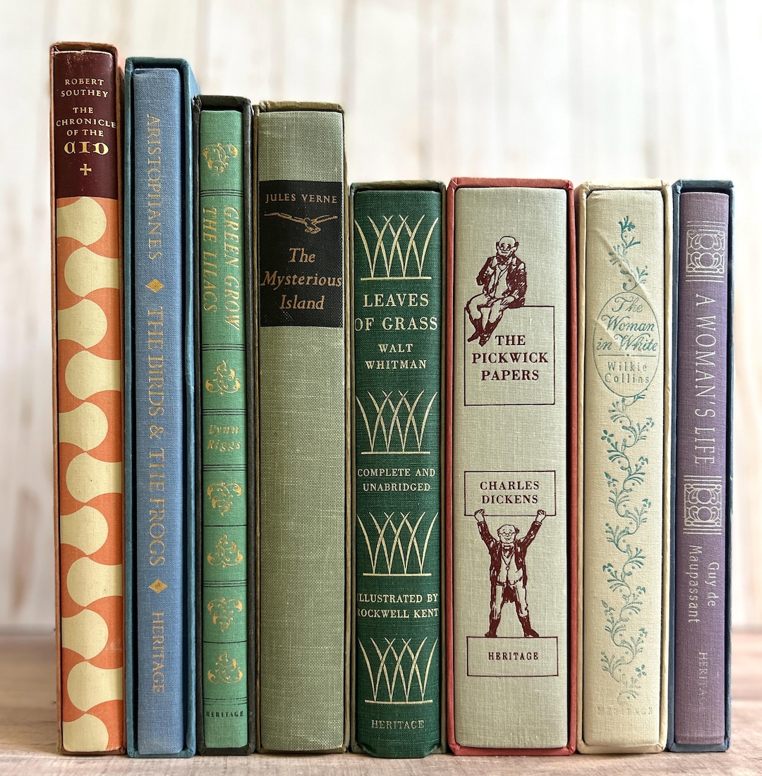 Vintage Heritage Press Classic Book Set With Slipcases Instant Library ...