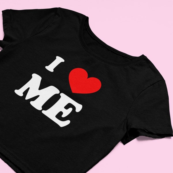 I Love Me Crop Top - Etsy