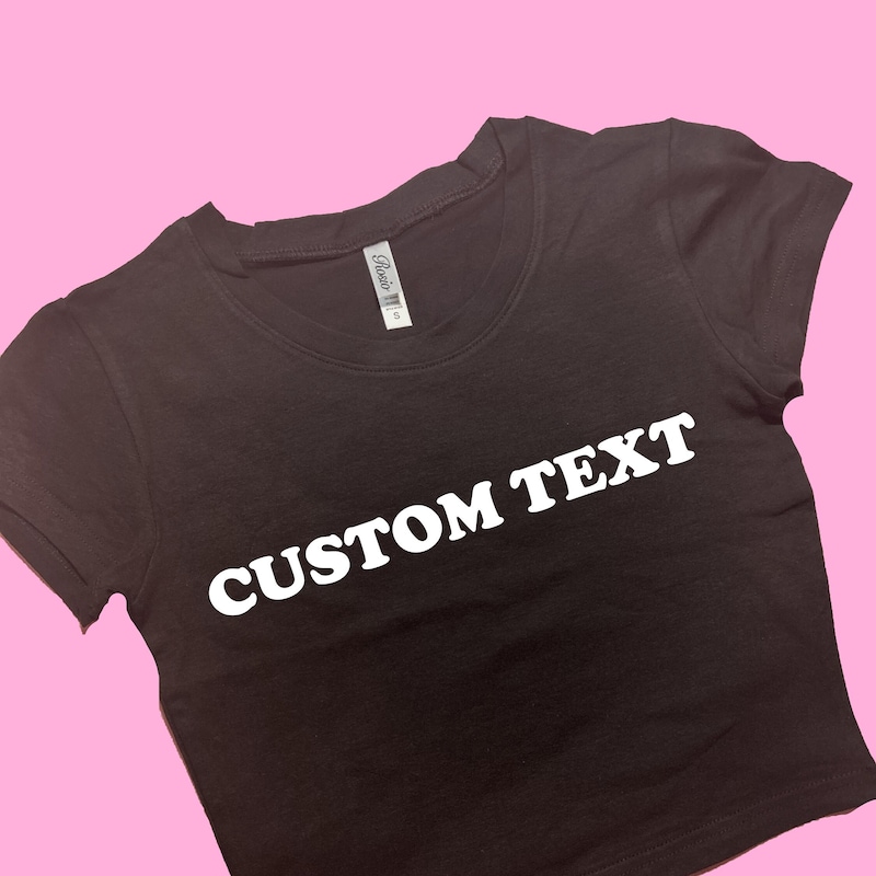 Custom Girls Crop Tops - Etsy