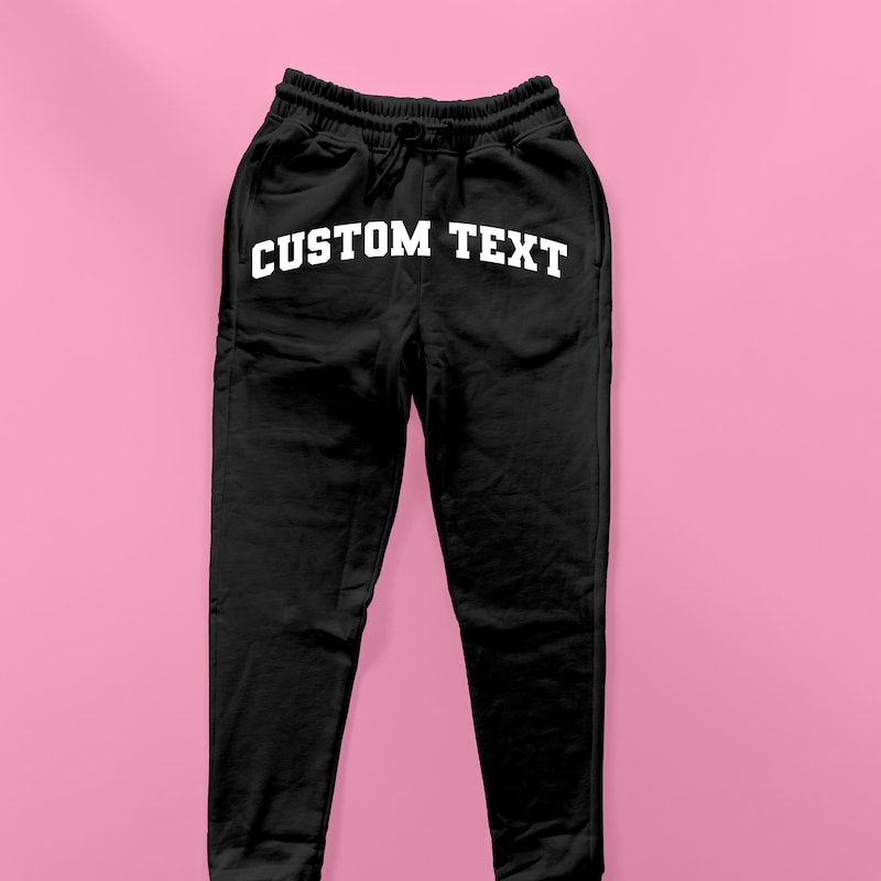 Sweatpants With Writing on The - Etsy