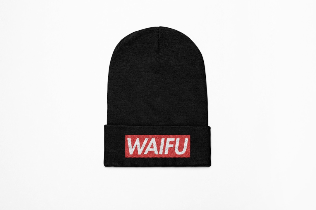 Waifu Beanie | Anime Gift | Anime Sayings | Anime Hat | Anime Beanie ...