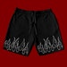 Fire Shorts Cool Shorts Cute Gift Streetwear Inspired Shorts Graphic ...