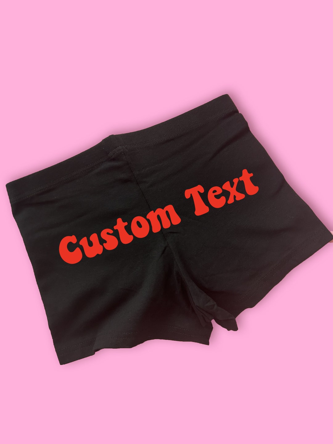 Custom Text Booty Shorts | Custom Text Shorts | Y2K Shorts | Cute ...