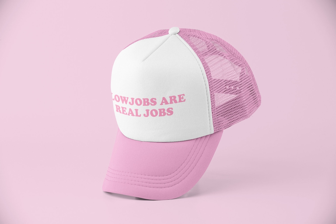 Real Jobs Trucker Hat | Y2K Trucker Hat | Customizable Hat | Baseball ...