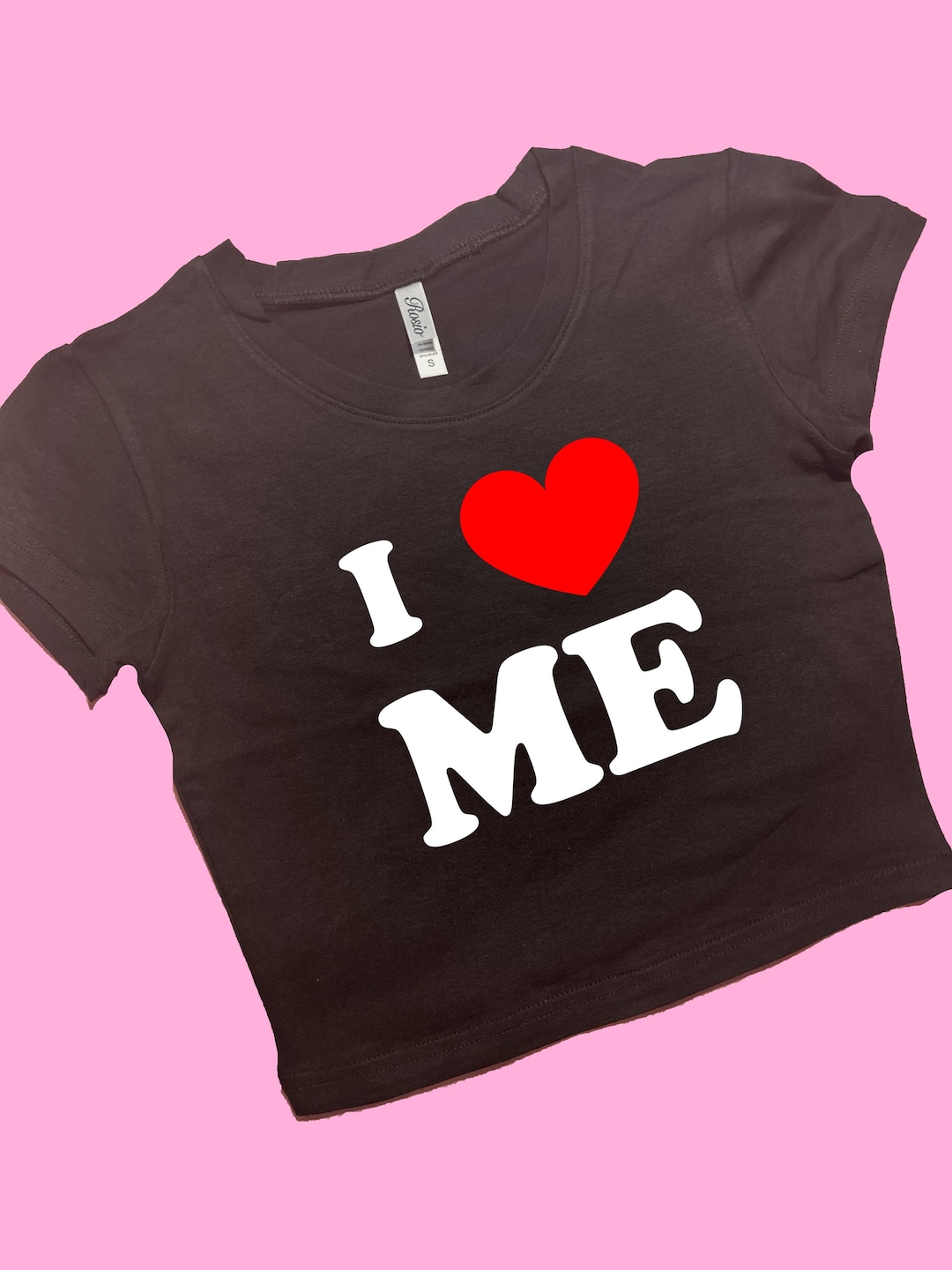 I Love Me SNUG FIT Crop Top | Cute Crop Top | Graphic Top | Gift for ...