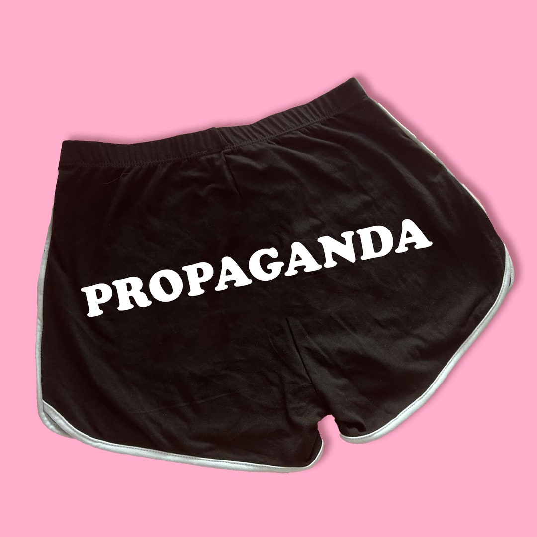 Propaganda Dolphin Shorts | Custom Dolphin Shorts | Y2K Shorts | Cute ...