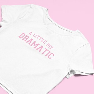 A Little Bit Dramatic Crop Top | Flowy Fit Crop Top | Cute Croptop ...