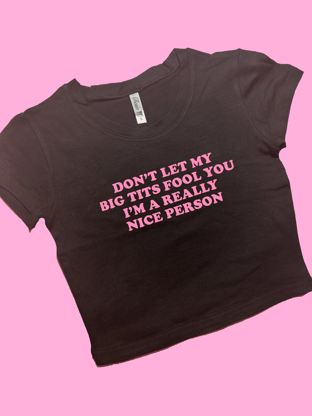 I'm A Really Nice Person SNUG FIT Crop Top | Crop Top | Graphic Top ...