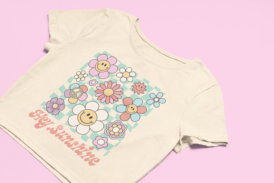 Hey Sunshine Crop Top | Flowy Crop Top | Cute Summer Crop Top | Y2K ...