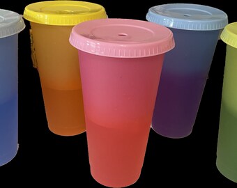 Personalized Color Changing Cold Cup Customized Manna Cup With Lid and ...