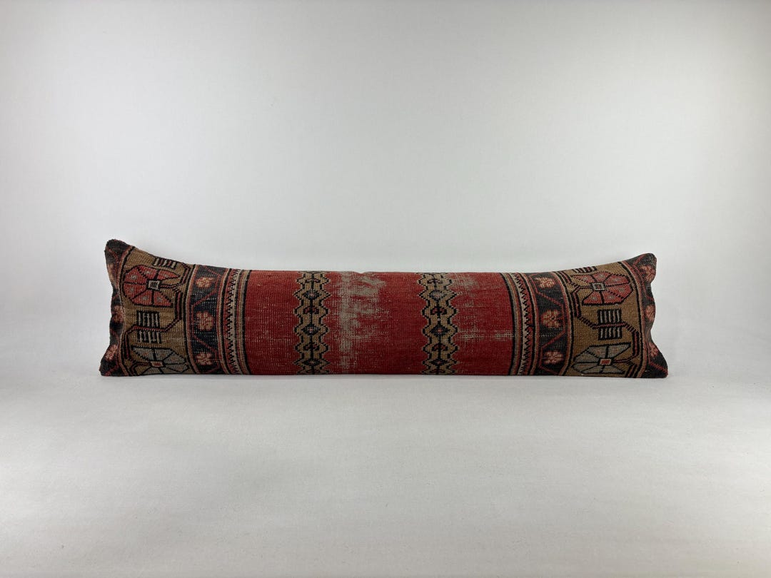 12x48 Long Lumbar Pillow, Turkish Throw Pillow, Morrocan Pillow, Boho ...