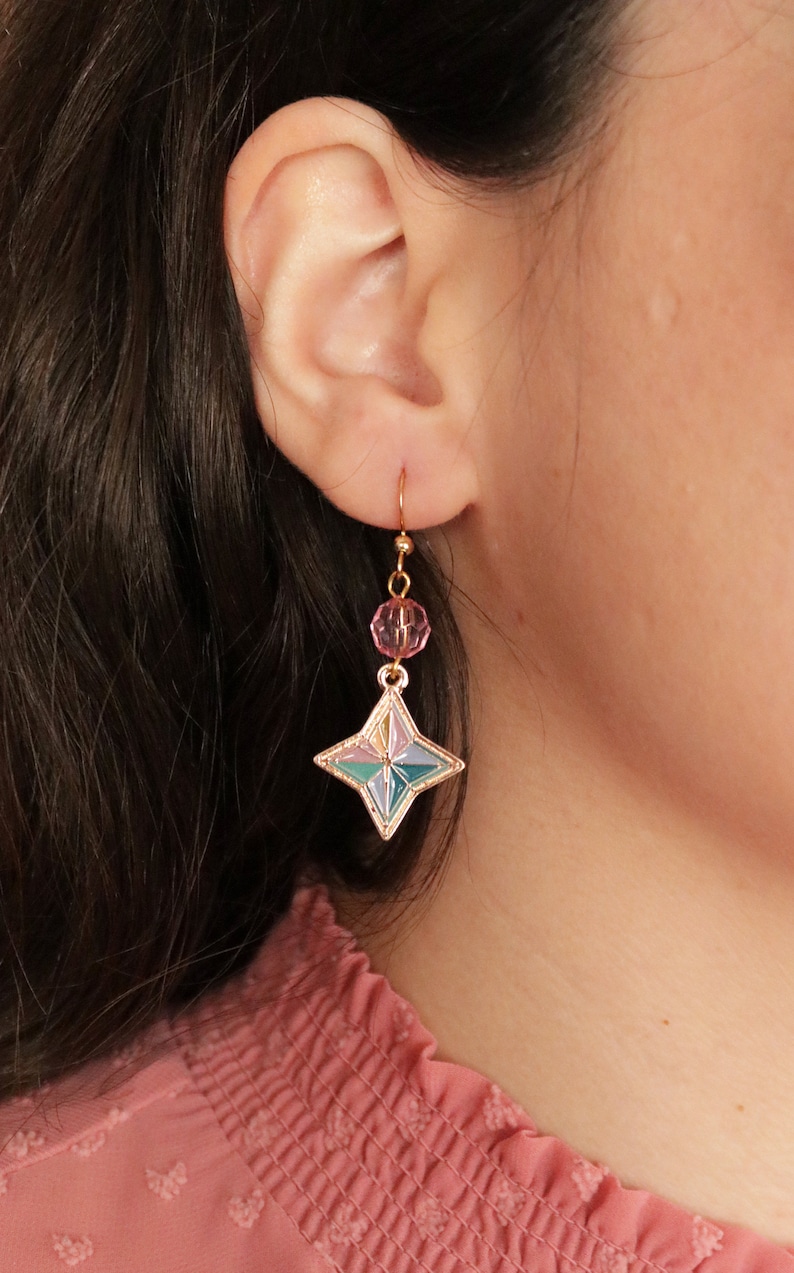 Genshin Impact Earrings Primogem Jewelry, Stainless Steel ...