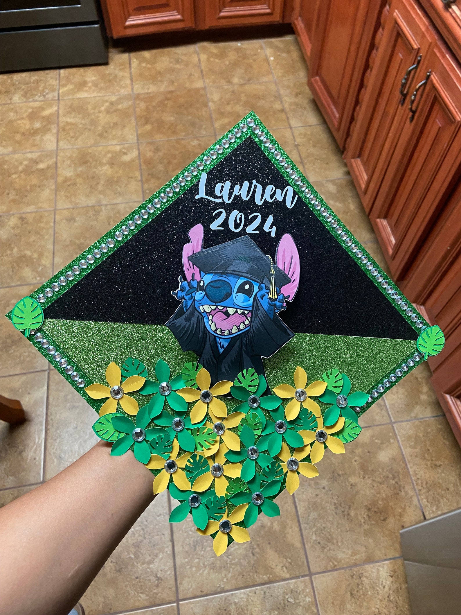 Stitch Graduation Cap Topper - Etsy