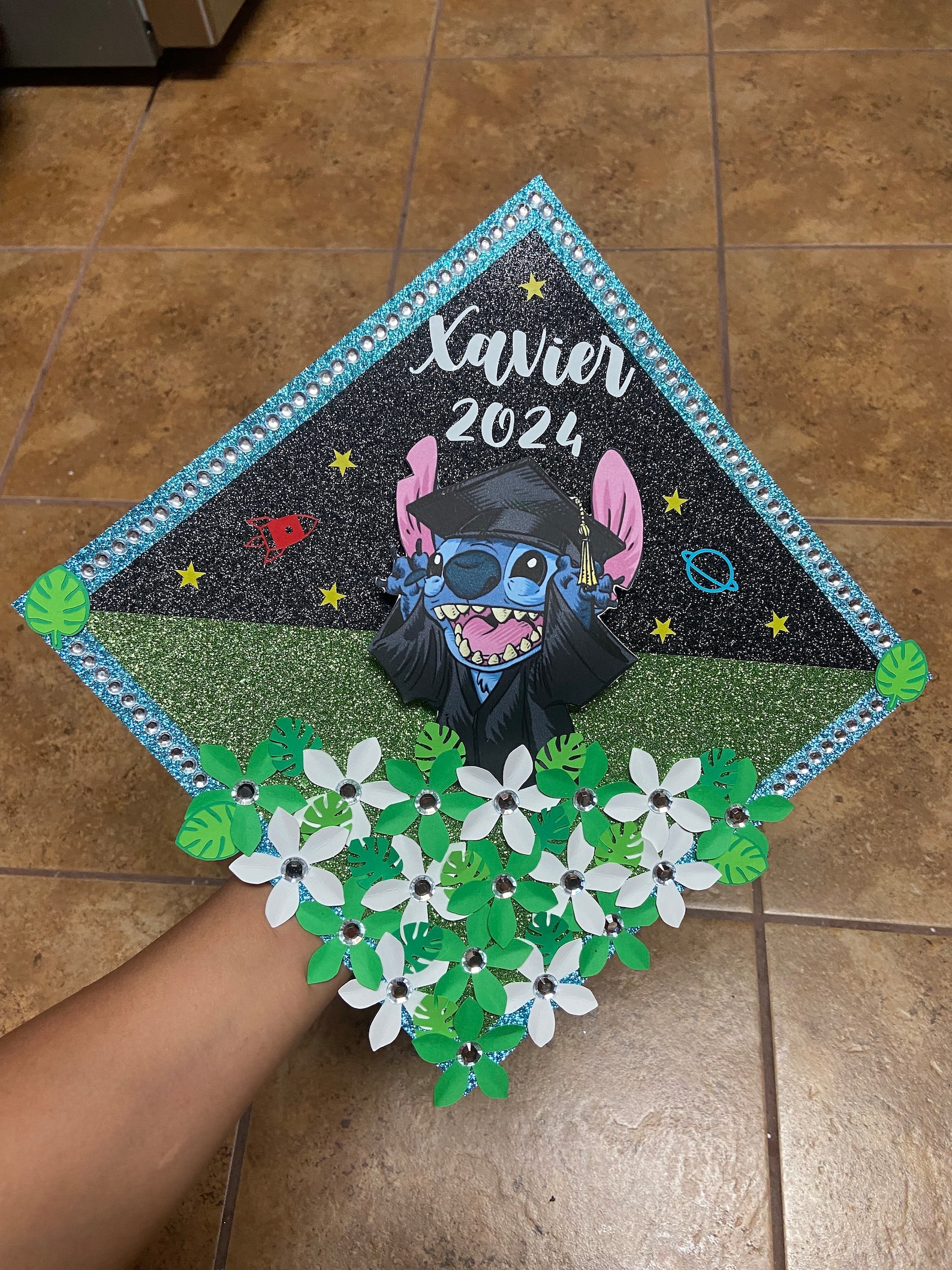 Stitch Graduation Cap Topper - Etsy