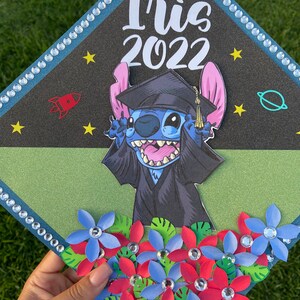 Stitch Graduation Cap Topper - Etsy