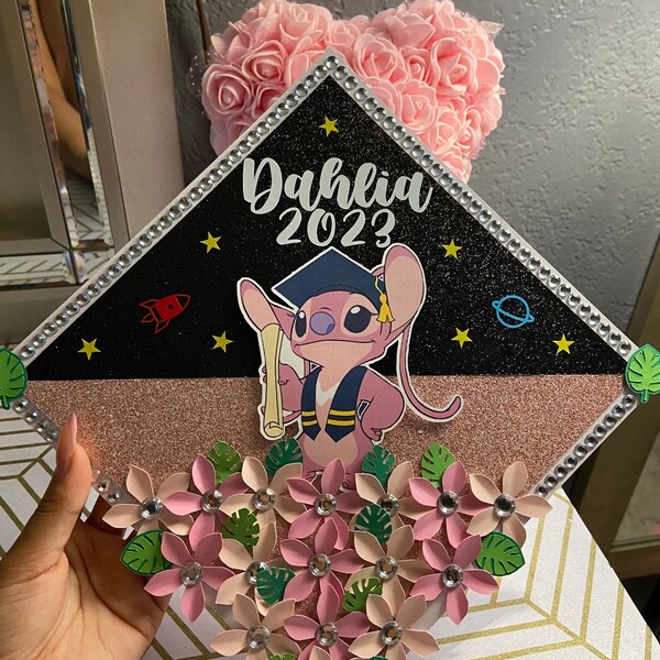 Lilo Stitch Graduation Backdrop - Etsy