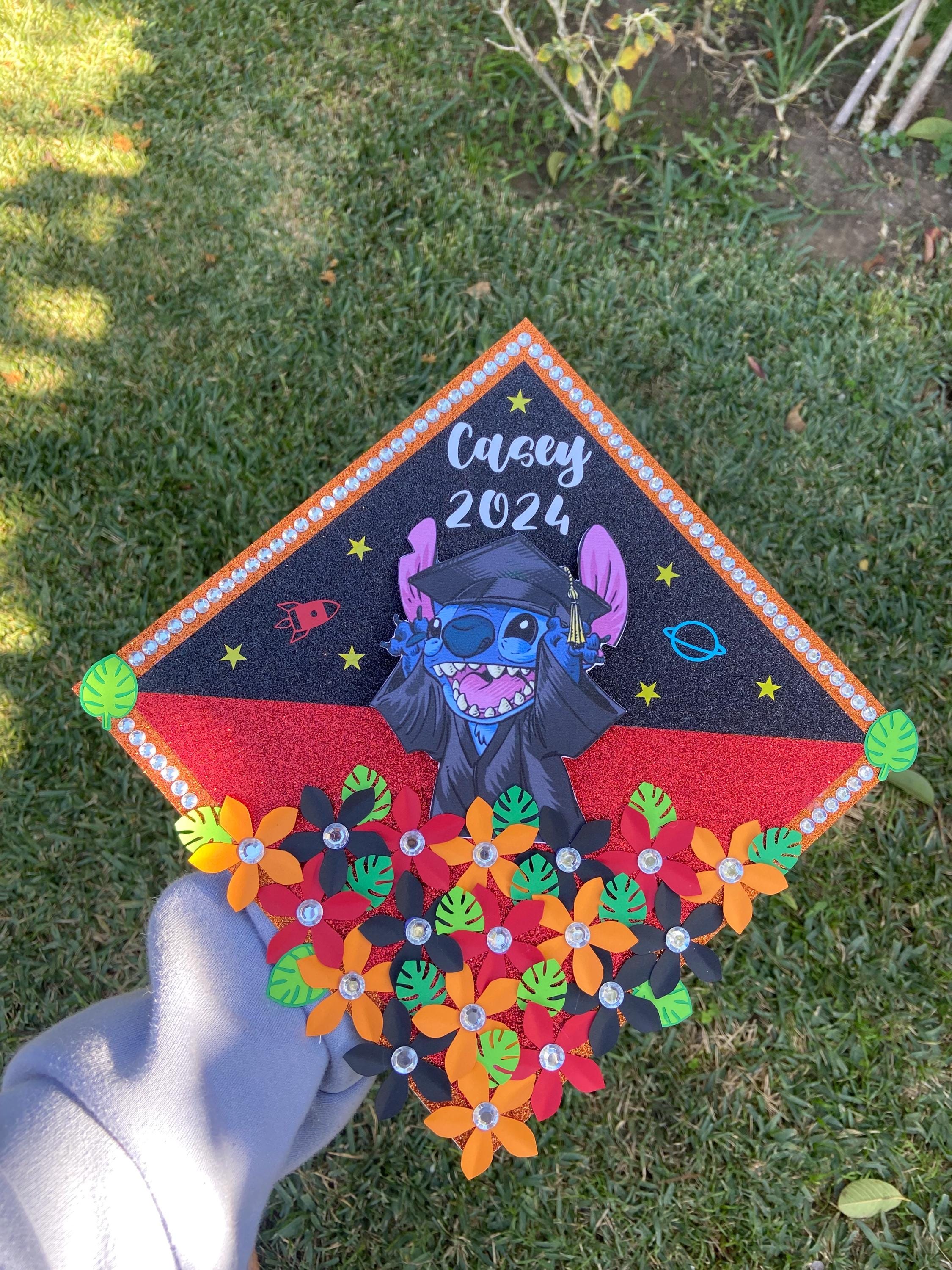 Stitch Graduation Cap Topper - Etsy