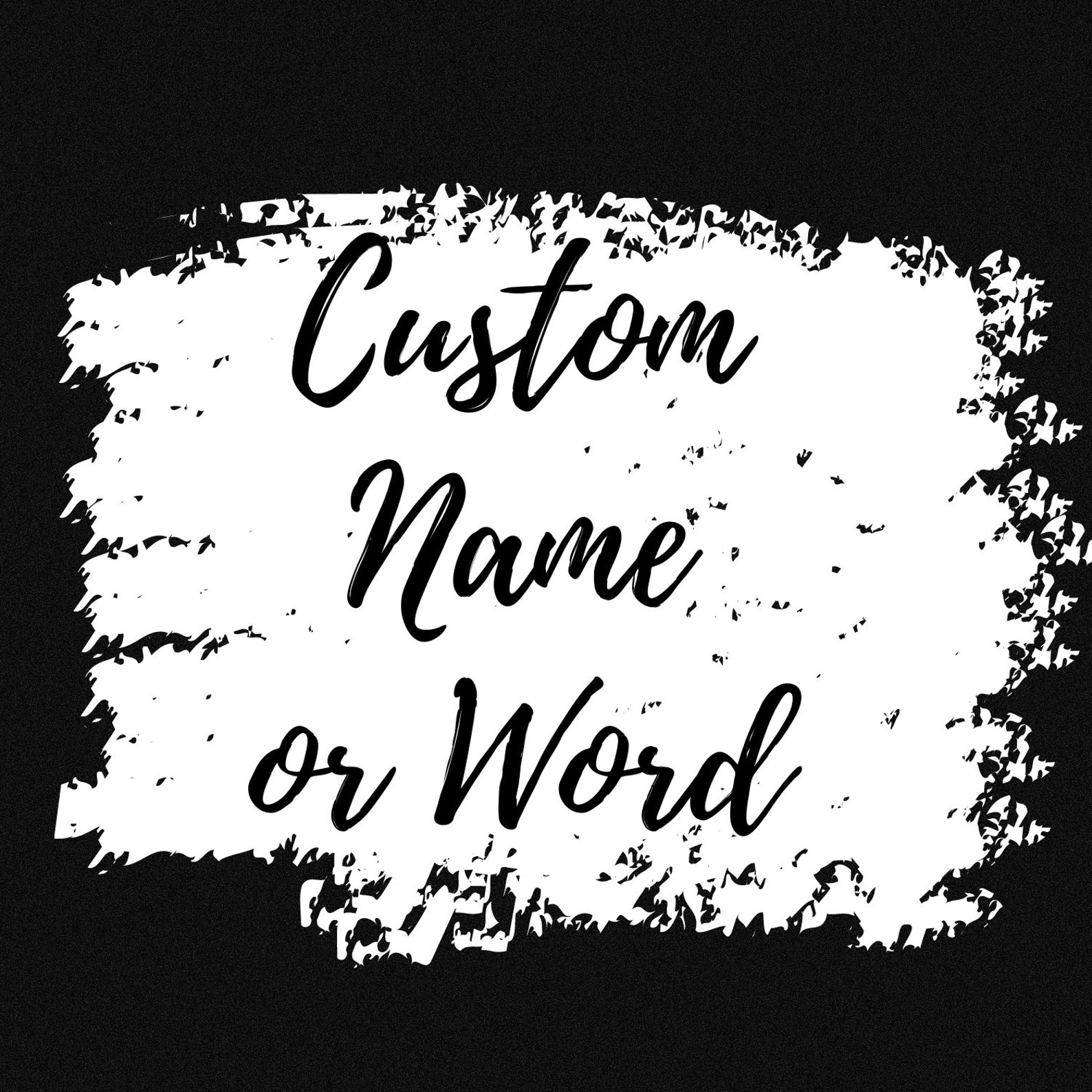 CUSTOM NAME or Word SVG Digital Design for Tumbler, Stickers, Shirts ...
